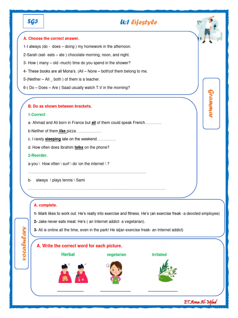 Revision SG3 U1 ET Asma | PDF