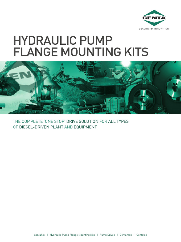 Hydraulic Pump Flange Mounting Kits | PDF
