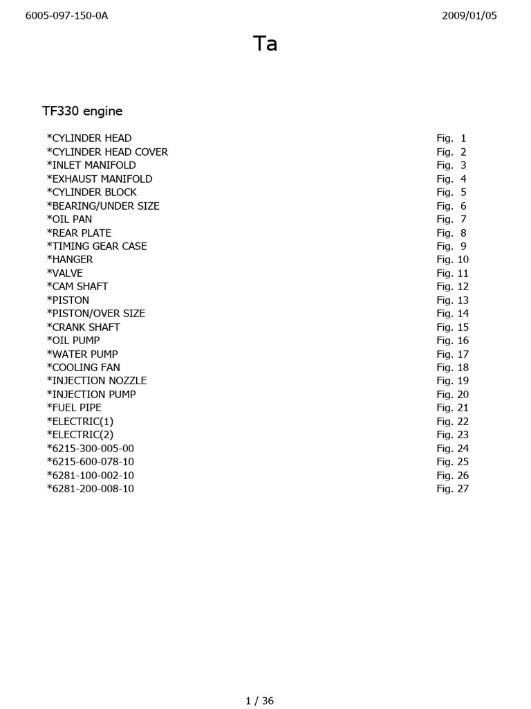 Iseki Engine E3cd | PDF
