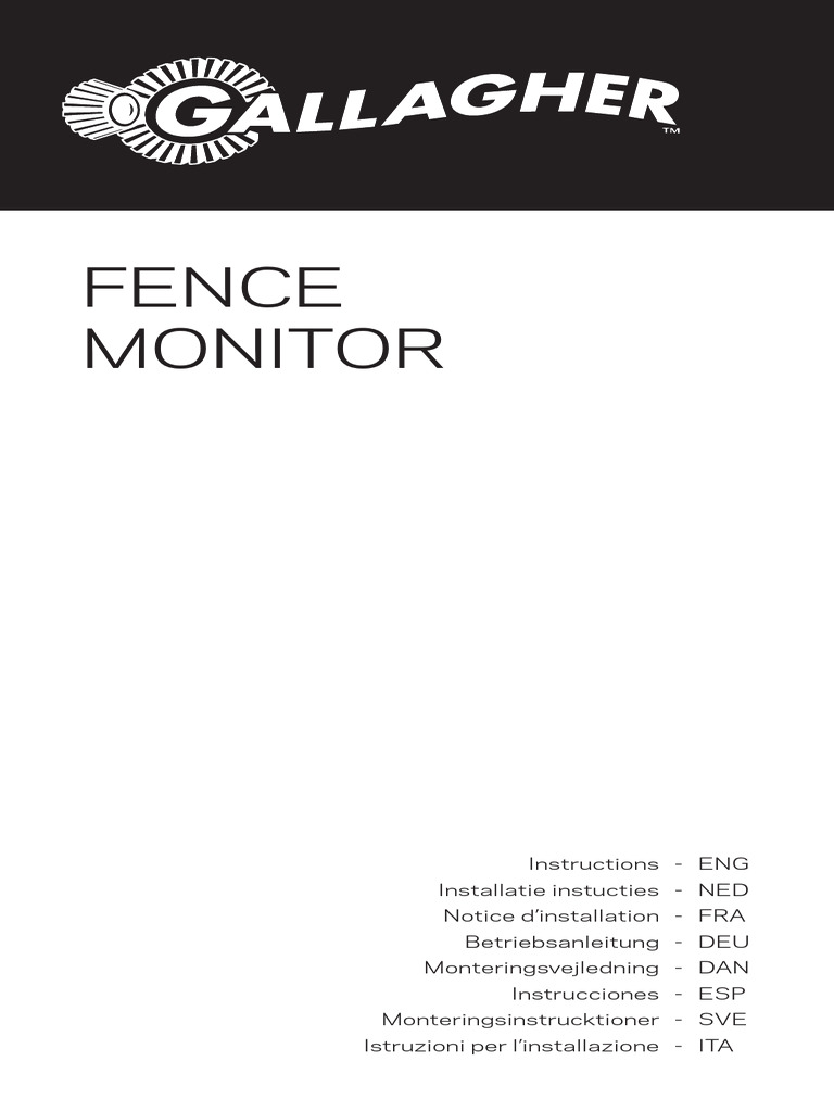 Fence Monitor User Manual INT-original | PDF | Computers | Technology ...