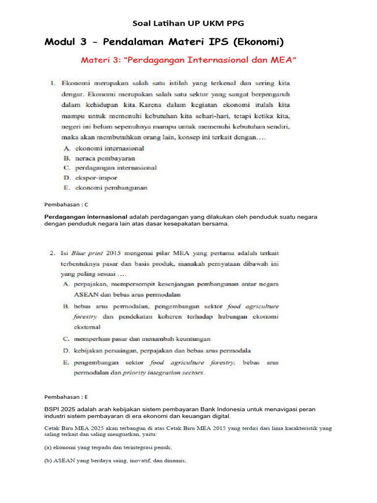 Soal Latihan UP UKM PPG Jilid 6 | PDF