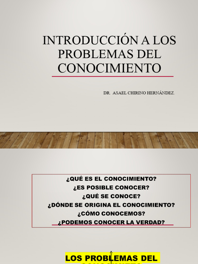 Introducción a Los Problemas Del Conocimiento 1 | PDF | Conocimiento | Empirismo