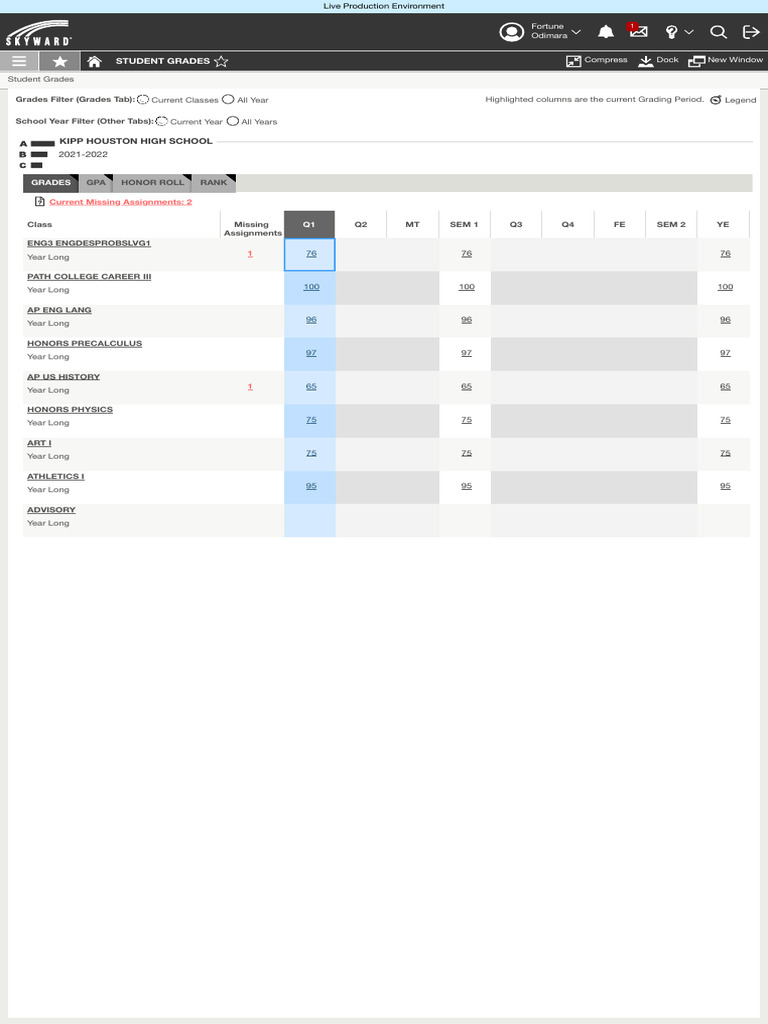 Student Grades | PDF
