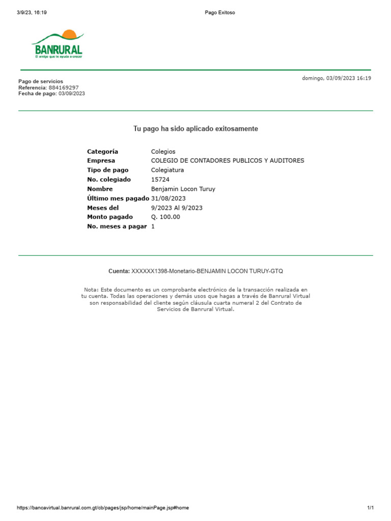 Banrural - 09 | PDF | Derecho