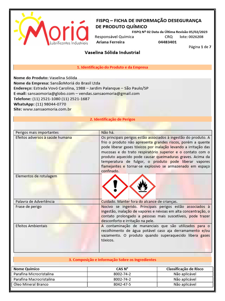 64 - Vaselina Sólida | PDF