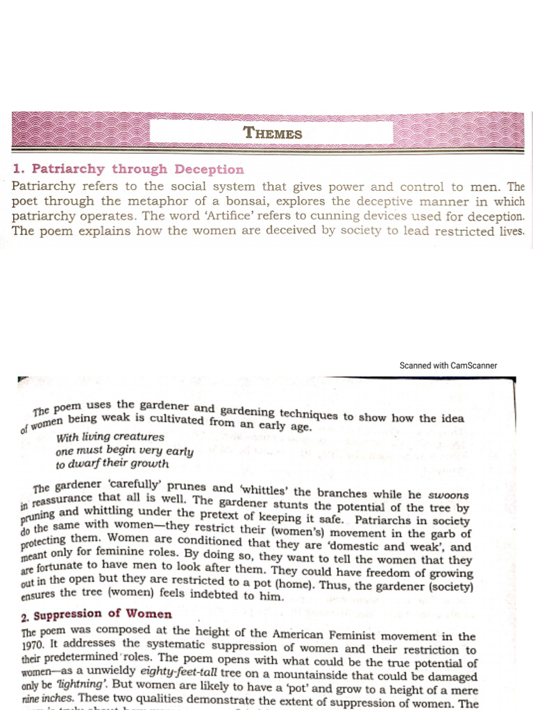 A Work of Artifice (Themes) | PDF