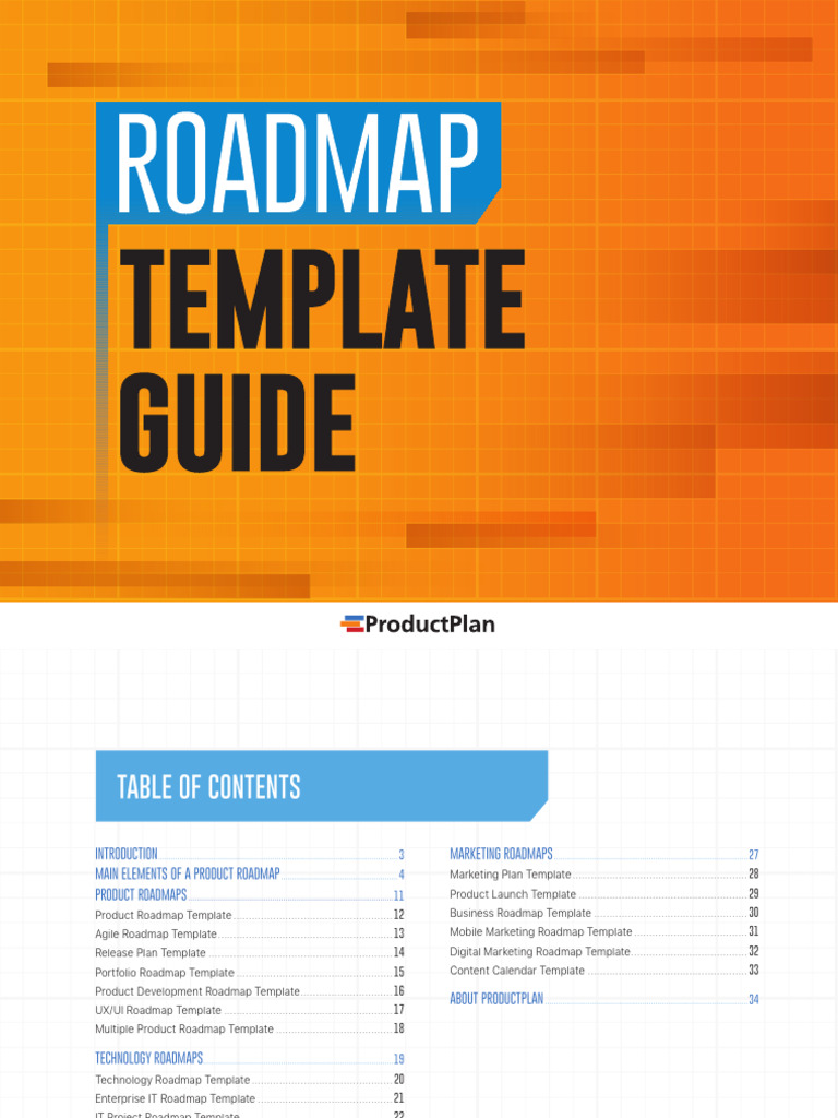 Roadmap Template Guide by ProductPlan | PDF