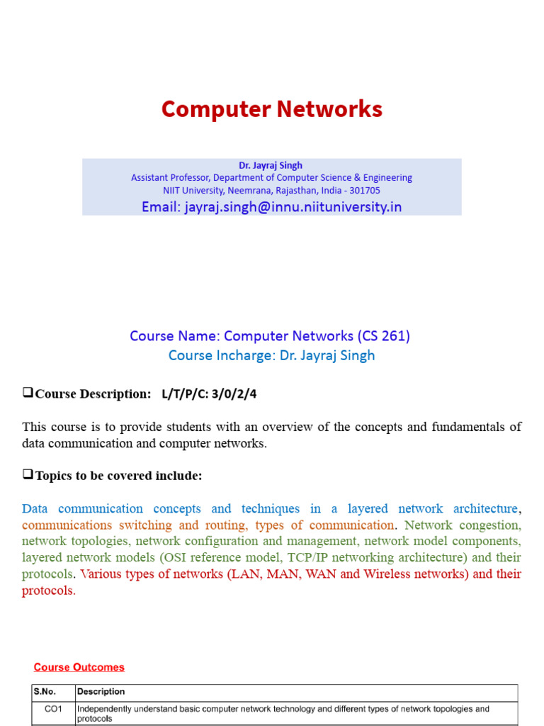 Computer Networks Pdf