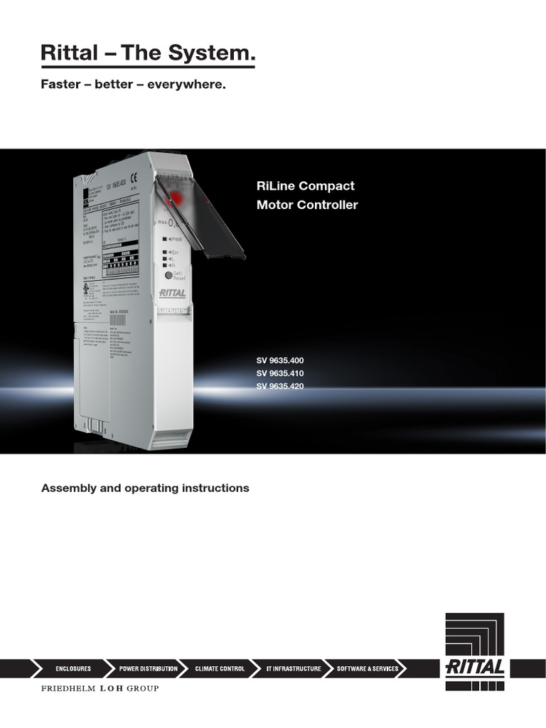 Rittal 9635400 Anleitung 3 7080 | PDF