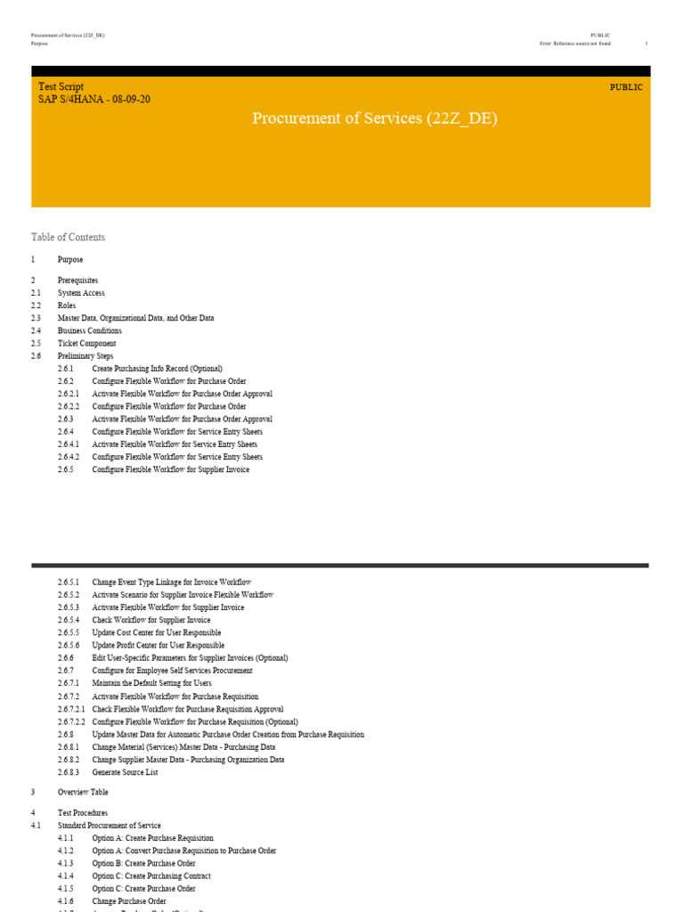 22Z S4hana2020 BPD en de | PDF | Procurement | Invoice