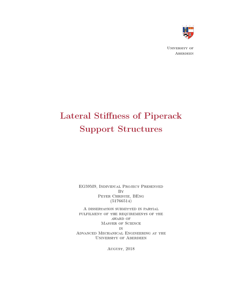 Advanced Mechanical Sample Dissertation | PDF