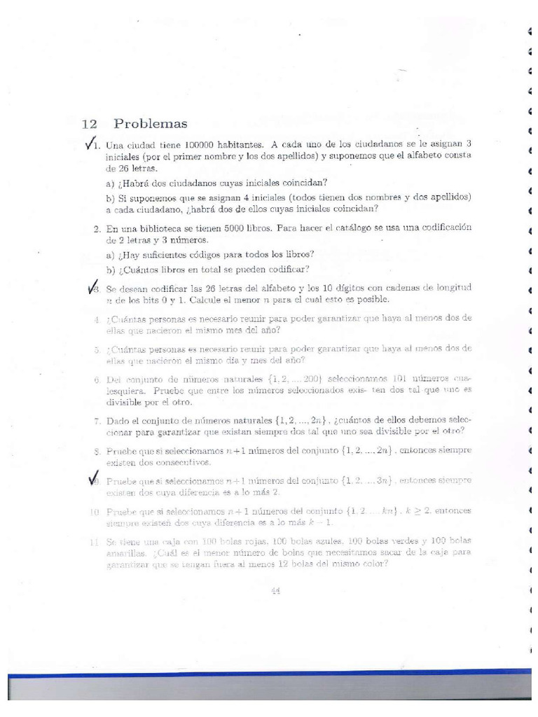 Matematicas Discretas 2 Problemas y Soluciones | PDF