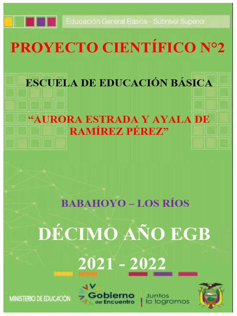 Proyecto 2 Científico Decimo Kelly | PDF | Estudios de idiomas extranjeros | Ficción general