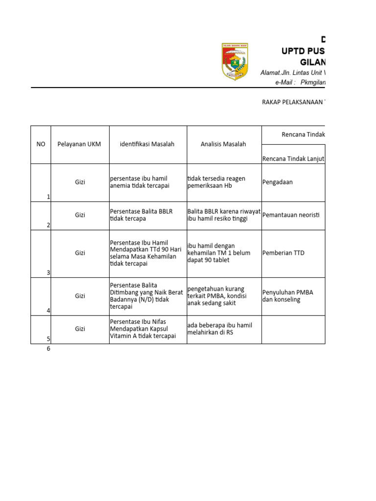 Monitoring Evaluasi Capaian Kinerja Ukm | PDF