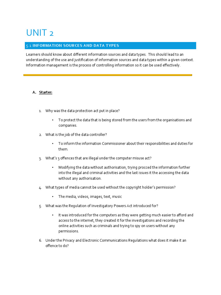 5.1 Types of Information | PDF | Quantitative Research | Information