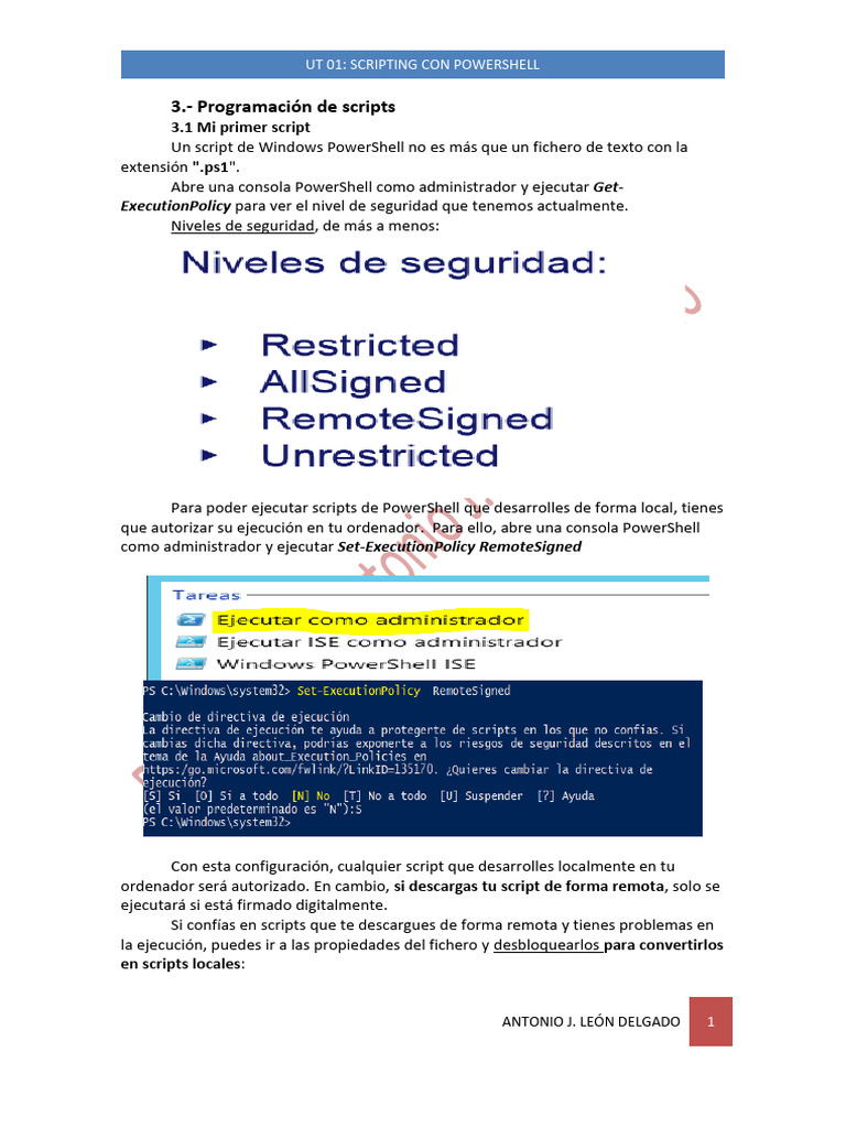 Powershell 3 | PDF | Informática | Tecnología