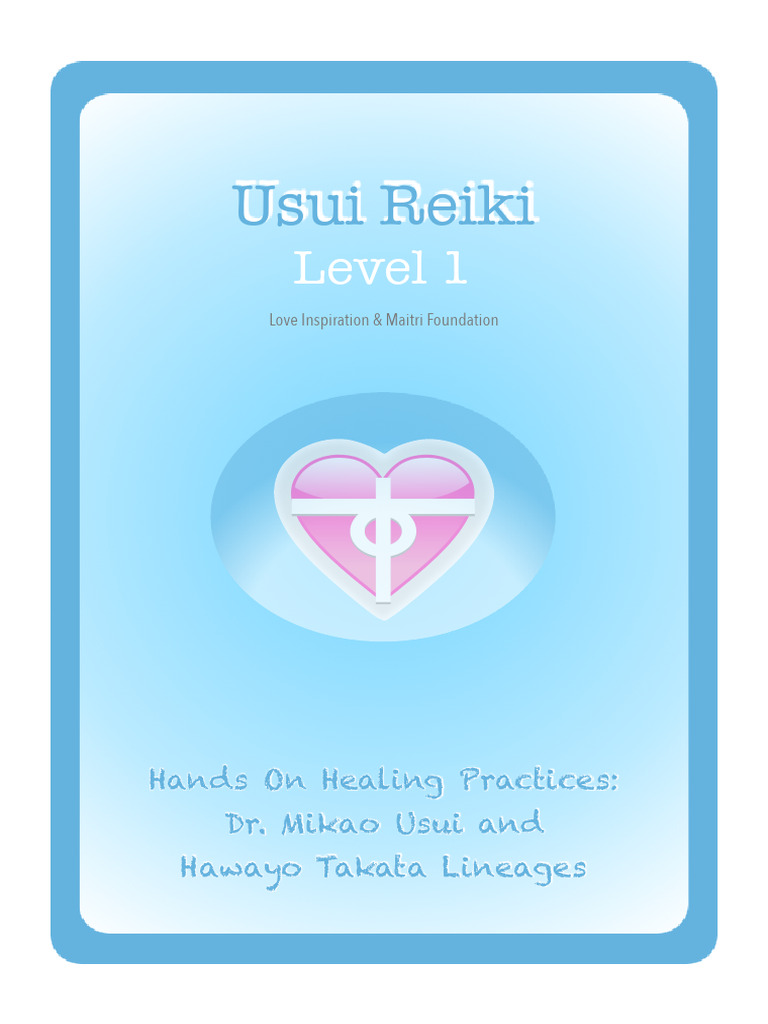 Usui Reiki Level 1 Pdf