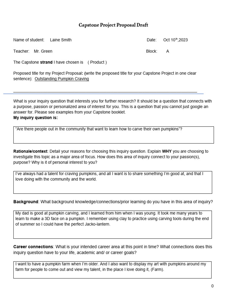 Capstone Project Proposal 1 | PDF