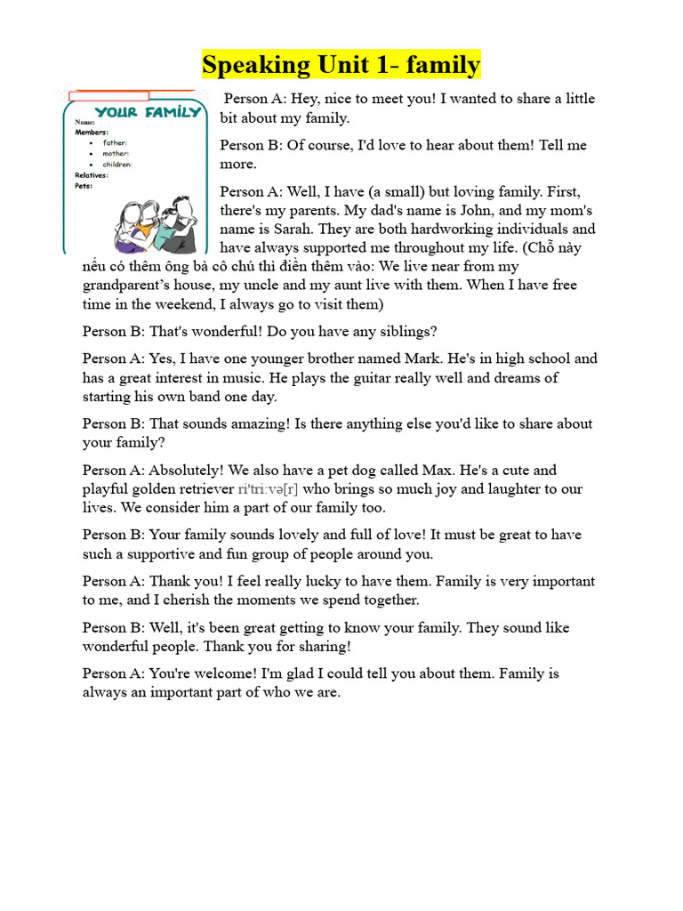 Speaking Unit 1 | PDF | Leadership | Teachers