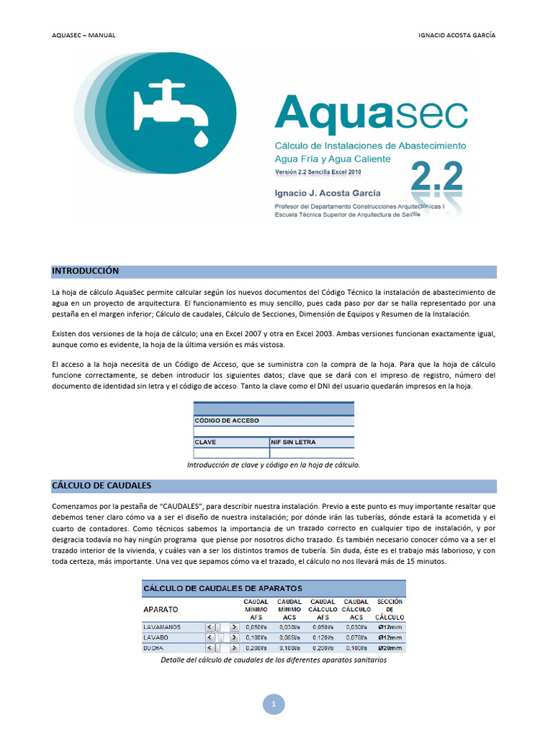 AquaSec Manual 2.2 | PDF
