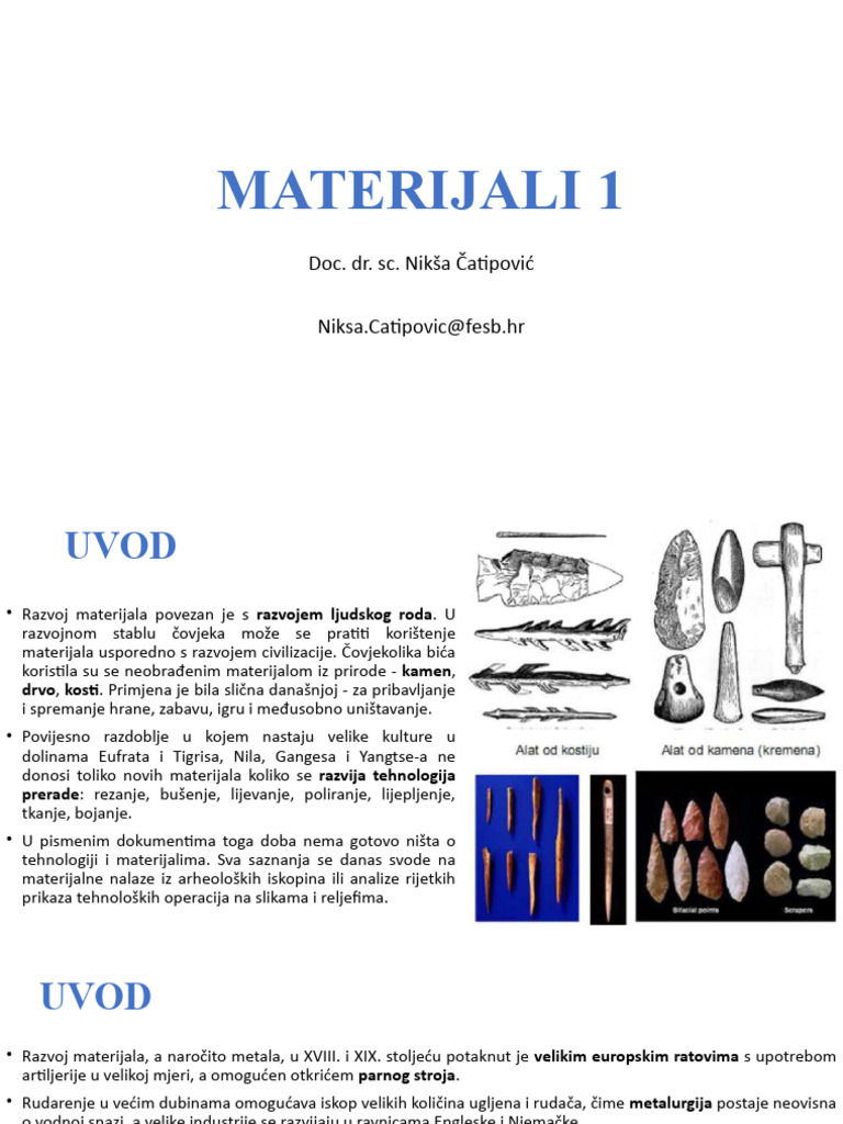 P1 - Uvod, Građa Atoma, Atomske Veze, Kristalne Rešetke I Njihove Nepravilnosti | PDF