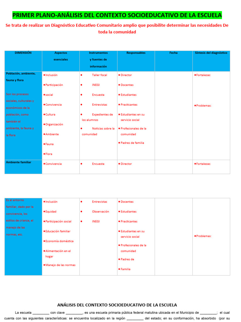 Programa Analitico Tercer Grado Pdf Enseñando Inclusión Educación