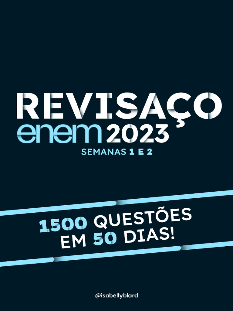 Semanas 1 e 2 | PDF | Brasil | Escravidão