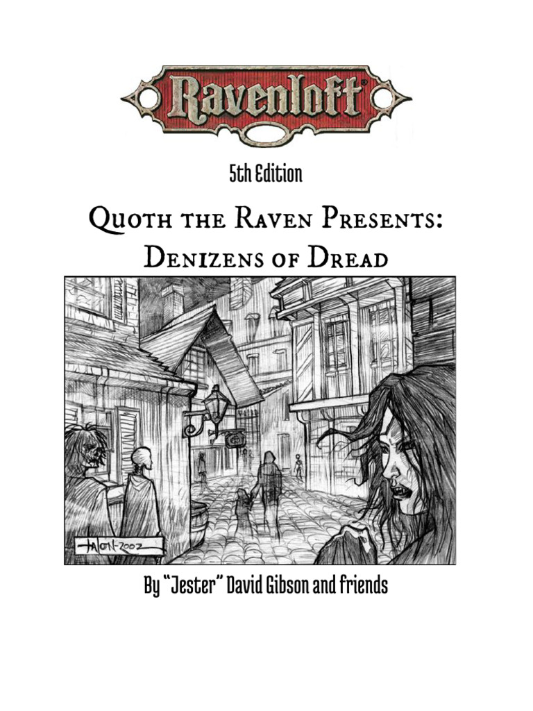 Denizens of Dread - 5e Edition | PDF