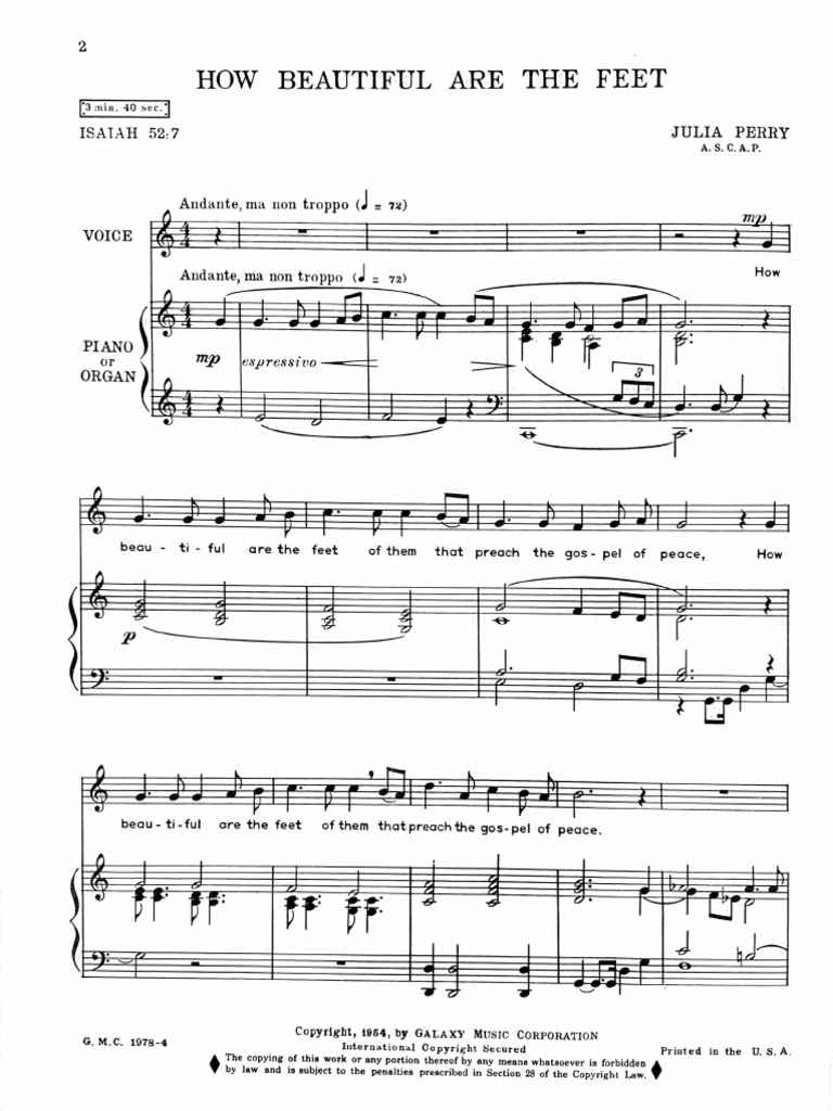 3 How Beautiful Are The Feet | PDF