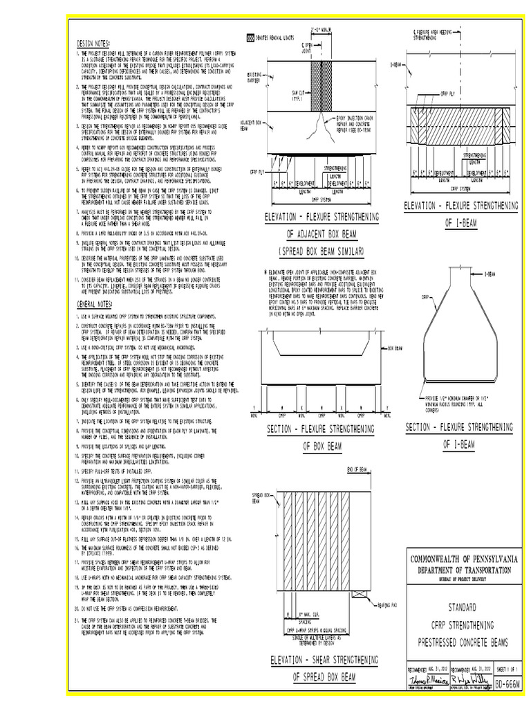 Design Notes:: Commonwealth of Pennsylvania | PDF | Beam (Structure ...