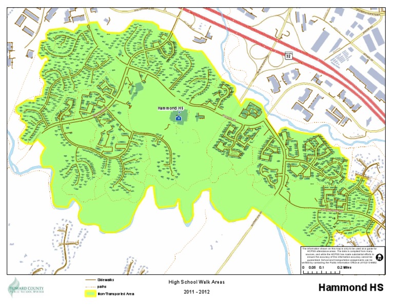 HS Walk Areas - Hammond HS | PDF