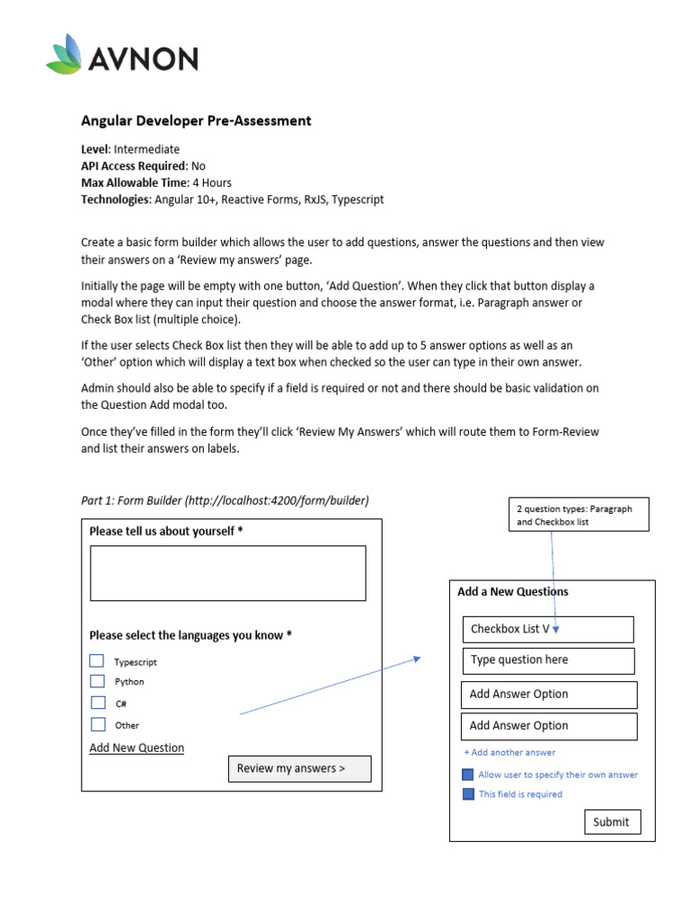 Angular Assessment | PDF | Software Development | Information Technology