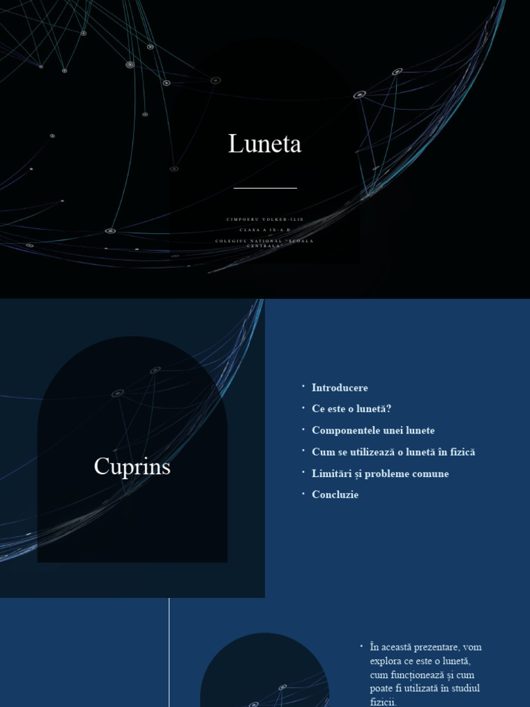 Proiect Luneta | PDF
