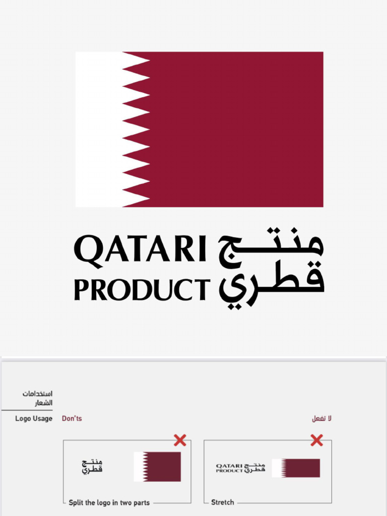 Qatari Product Logo Usage اشتراطات شعار منتج قطري | PDF