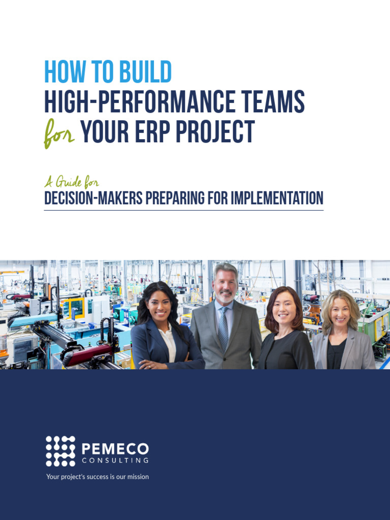 How To Build High Performance Teams For Your ERP Project v2 | PDF