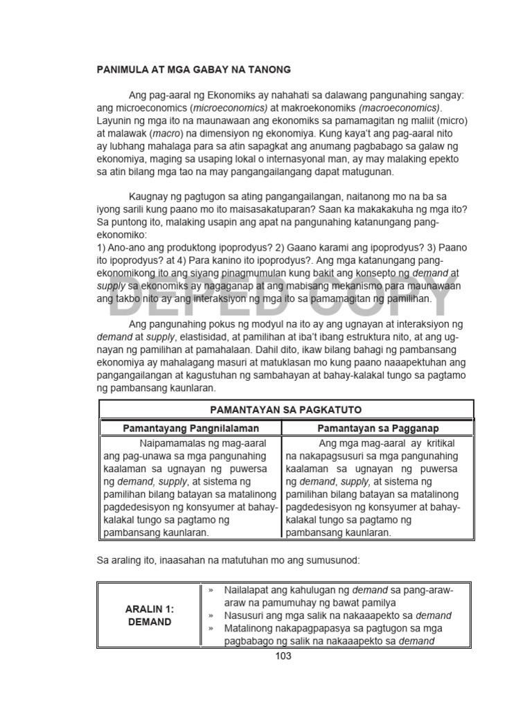 Ap9 - Q2 Module 1-2 | PDF