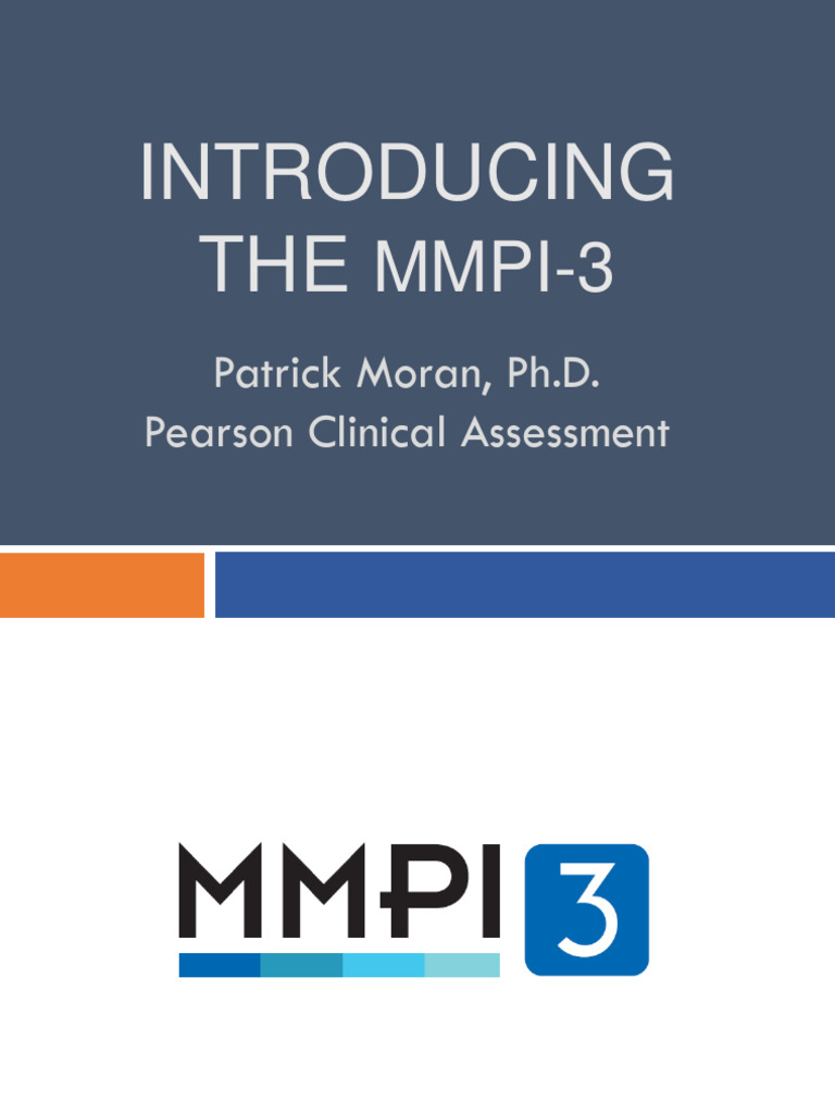 MMPI-3 Guidelines | PDF | Shyness | Major Depressive Disorder