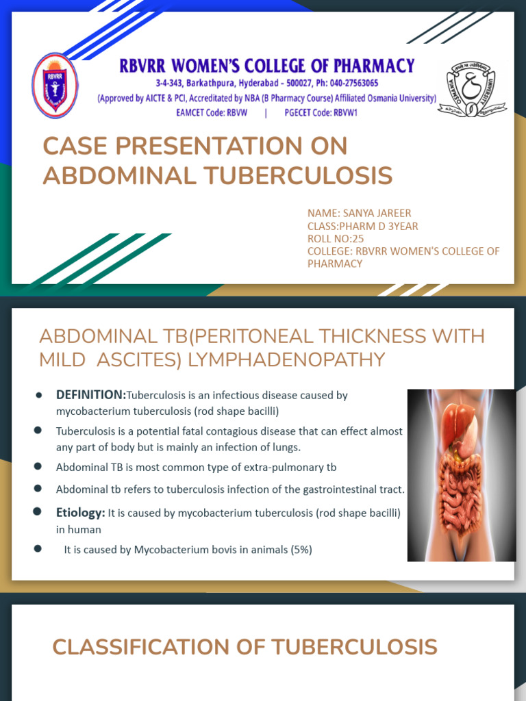 Abdominal Tuberculosis Case Study | PDF
