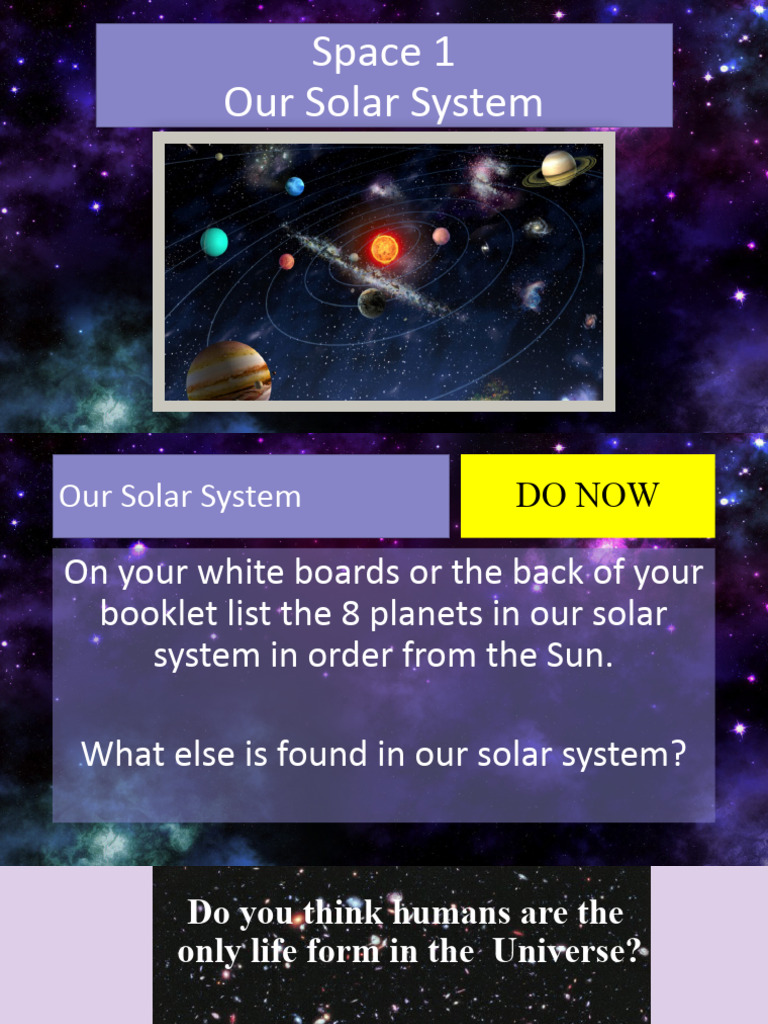 P16.1 Solar System | PDF