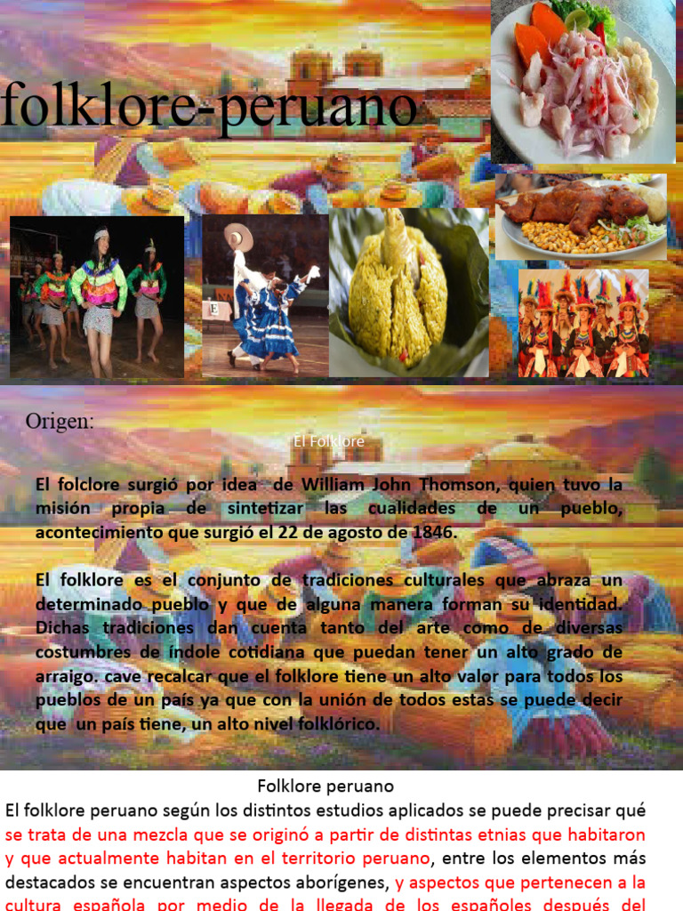 Folklore-peruano | PDF | Folklore | Perú