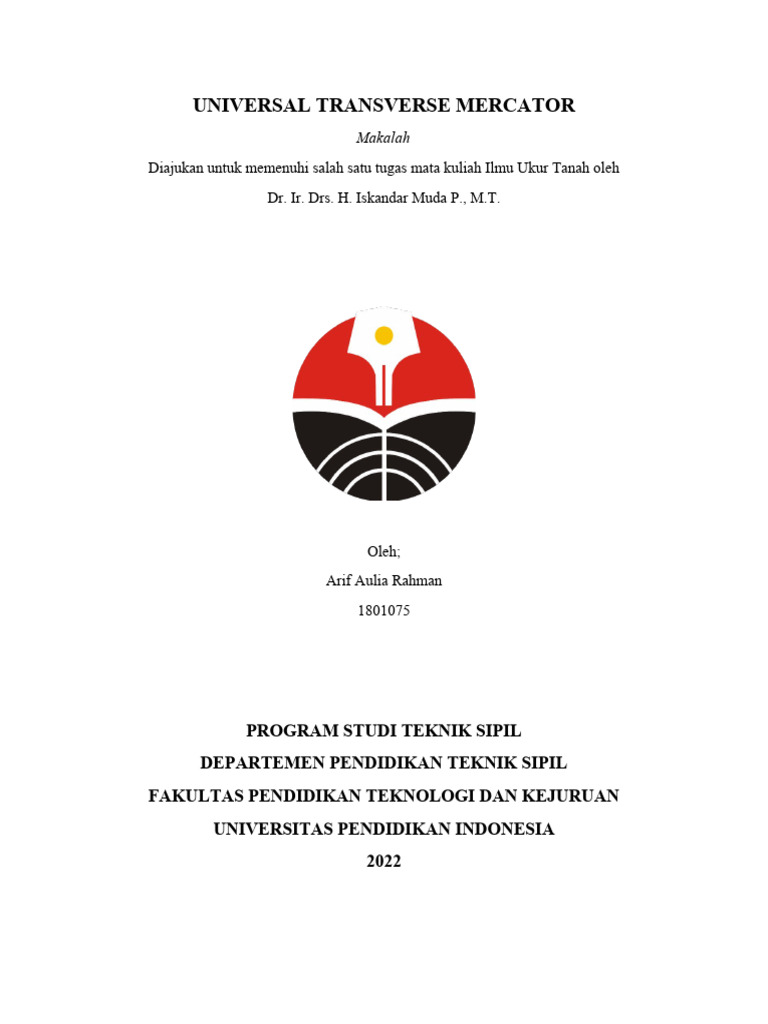 Arif Aulia Rahman - Makalah UTM | PDF