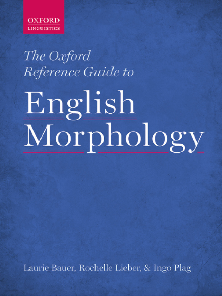 'Morphology Textbook | PDF | Word | Adjective