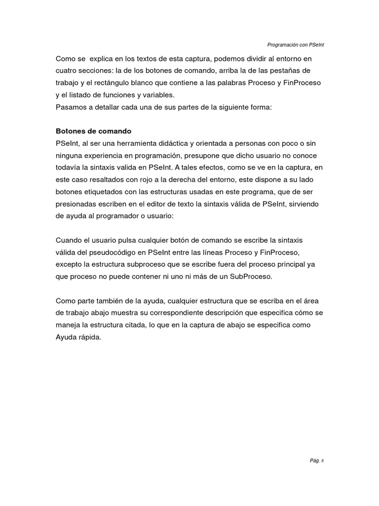 Manual PSeInt Completo-8-17 | PDF