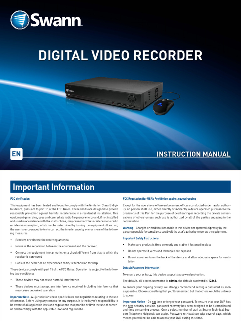 hdr4 8 8050 720p Sdi DVR Manual | PDF | Ip Address | I Pv6
