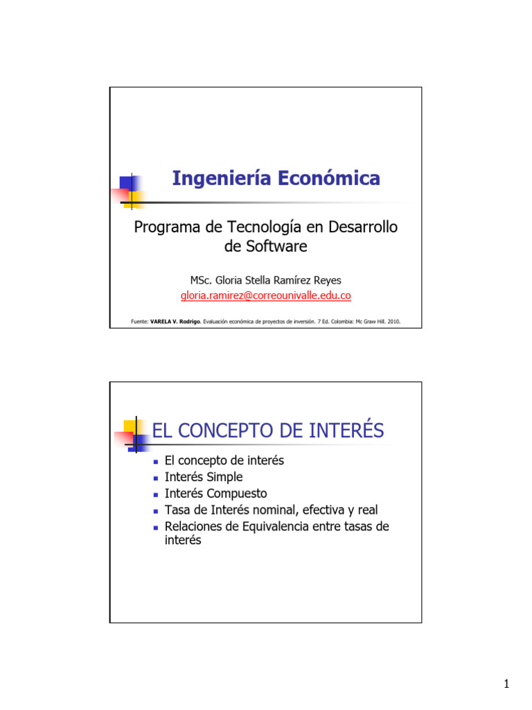 Conceptos Clave de Interés Económico | PDF | Interés | Interés compuesto