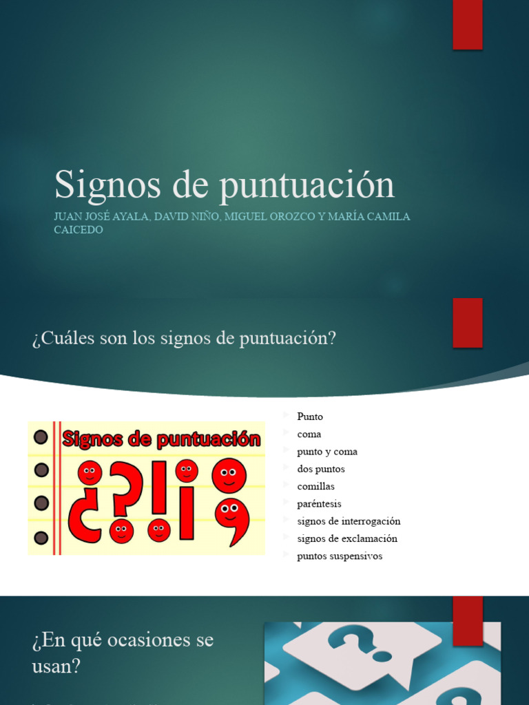 Signos de Puntuación y Su Uso | PDF