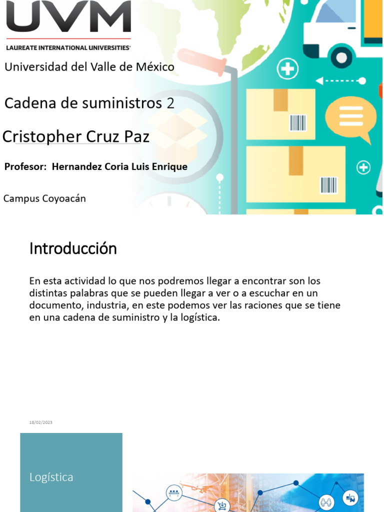 Cadena de Suministros 2 | PDF | Logística | Planificación de recursos ...