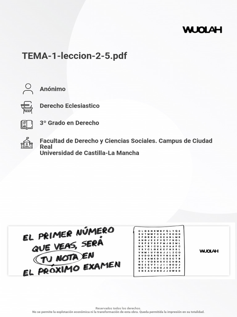 Wuolah Free TEMA 1 Leccion 2 5 | PDF