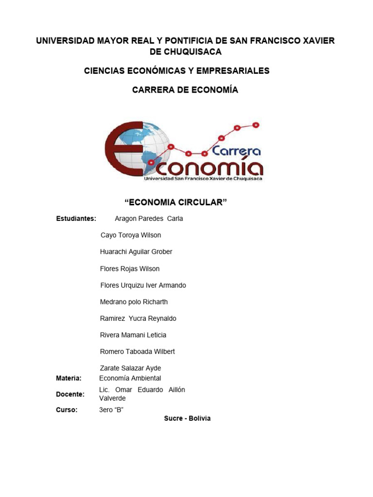 Economia Circular | PDF | Residuos | Reciclaje