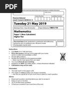 Junior Cert Maths Exam 2024 Paper | PDF | Area | Shape